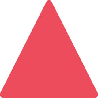 🔺 Red Triangle Pointed Up Emoji on JoyPixels 2.0