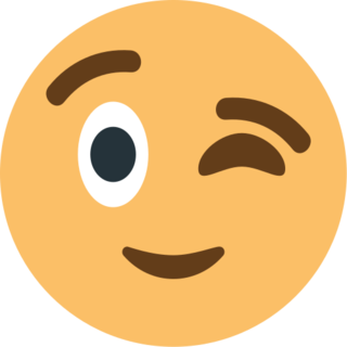 😉 Cara Guiñando El Ojo Emoji on JoyPixels 1.0