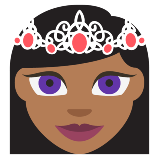 👸🏾 Princess: Medium-Dark Skin Tone Emoji on JoyPixels 2.2.5