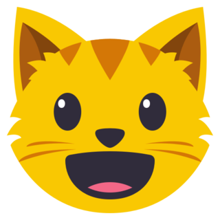 😺 Grinning Cat Emoji on JoyPixels 3.0