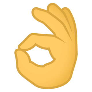 👌 Señal De Aprobación Con La Mano Emoji on JoyPixels 4.0