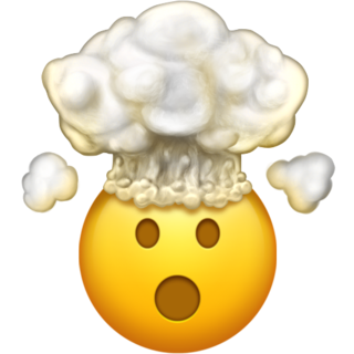🤯 Exploding Head Emoji on Emojipedia Sample Images 11.0
