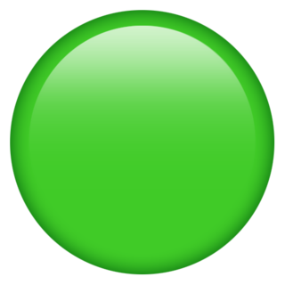 🟢 Bulatan Hijau Emoji on Emojipedia Contoh Imej 12.0