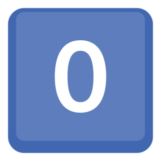 0️⃣ Keycap Digit Zero Emoji on Facebook 2.2.1