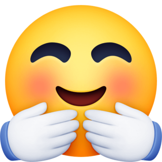 🤗 Visage Qui Fait Un Câlin Emoji on Facebook 3.0