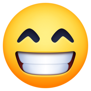 😁 Visage Souriant Aux Yeux Rieurs Emoji on Facebook 3.1