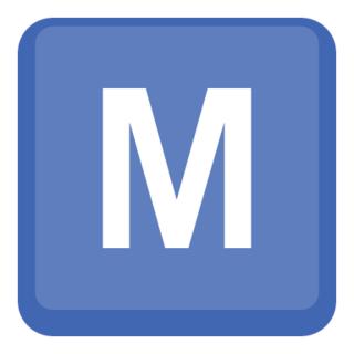 Regional Indicator Symbol Letter M Emoji on Facebook 3.1