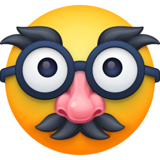 🥸 Disguised Face Emoji on Facebook 15.0