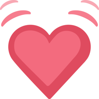 💓 Cuore Che Batte Emoji on Facebook 2.0