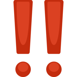 ‼️ Dubbel Uitroepteken Emoji on Facebook 2.0