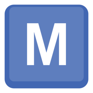 Regional Indicator Symbol Letter M Emoji on Facebook 2.0