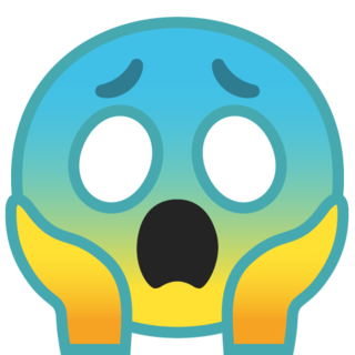 😱 Visage Qui Hurle De Peur Emoji on Google Noto Color Emoji Android 8.1