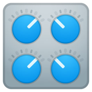 🎛️ Control Knobs Emoji on Google Noto Color Emoji Android 11.0