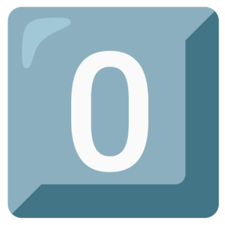 0️⃣ Keycap Digit Zero Emoji on Google Noto Color Emoji 15.0