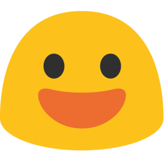 😃 Grinning Face with Big Eyes Emoji on Google Noto Color Emoji Android 7.0