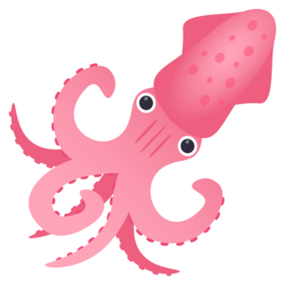 🦑 Squid Emoji on JoyPixels 5.5