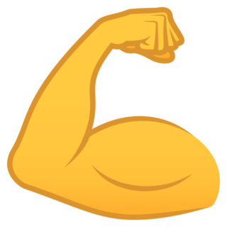 💪 Flexed Biceps Emoji on JoyPixels 6.5