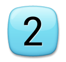 2️⃣ Keycap Digit Two Emoji on LG Velvet