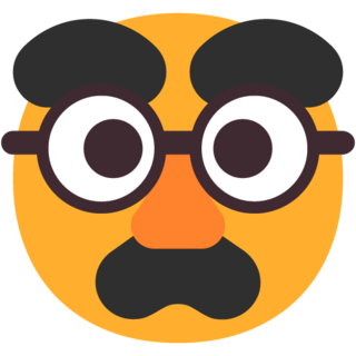 🥸 Disguised Face Emoji on Microsoft Windows 11 22H2