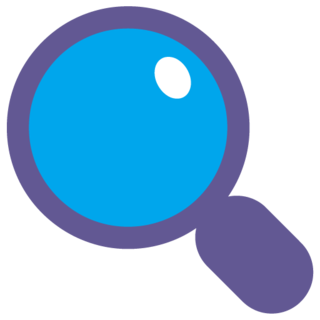 🔍 Magnifying Glass Tilted Left Emoji on Microsoft Windows 11 22H2