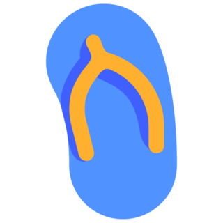 🩴 Chancla Emoji on Microsoft Windows 11 22H2