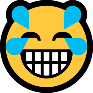 😂 Cara Llorando De Risa Emoji on Microsoft Windows 10 Creators Update
