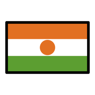 🇳🇪 Drapeau: Niger Emoji on OpenMoji 12.3