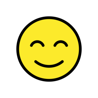 😊 Visage Souriant Avec Yeux Rieurs Emoji on OpenMoji 14.0