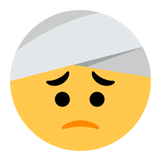 🤕 Face with Head-Bandage Emoji on Toss Face (토스페이스) 1.5