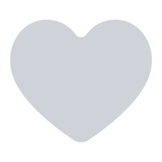 Grey Heart Emoji on Toss Face (토스페이스) 1.5