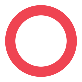 ⭕ Hollow Red Circle Emoji on Toss Face (토스페이스) 1.5