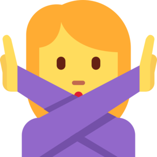 🙅 禁止手势 Emoji on Twitter Twemoji 2.3
