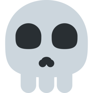 💀 Teschio Emoji on Twitter Twemoji 2.4
