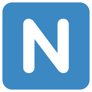 Regional Indicator Symbol Letter N Emoji on Twitter Twemoji 1.0