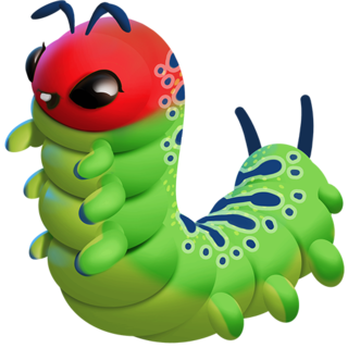 🐛 Raupe Emoji on Twitter Emoji Stickers 13.1