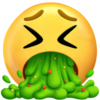 🤮 Cara Vomitando Emoji on Twitter Emoji Stickers 13.1