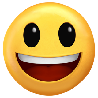 😃 Grinning Face with Big Eyes Emoji on Twitter Emoji Stickers 13.1