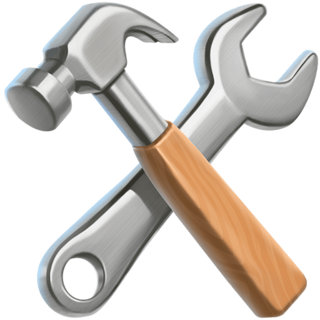 🛠️ Hammer and Wrench Emoji on Twitter Emoji Stickers 13.1