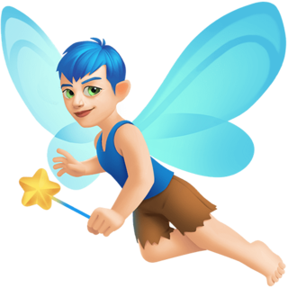 🧚🏻‍♂️ Man Fairy: Light Skin Tone Emoji on Twitter Emoji Stickers 13.1