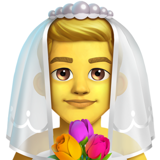 👰‍♂️ Man with Veil Emoji on Twitter Emoji Stickers 13.1