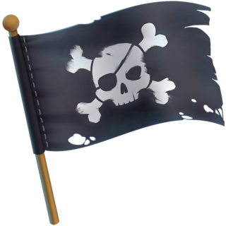 🏴‍☠️ Drapeau De Pirate Emoji on Twitter Emoji Stickers 13.1