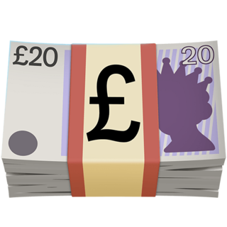 💷 Pound Banknote Emoji on Twitter Emoji Stickers 13.1
