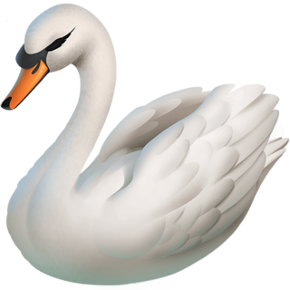 🦢 Cygne Emoji on Twitter Emoji Stickers 13.1