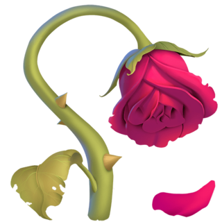 🥀 Vissen Blomst Emoji on Twitter Emoji Stickers 13.1