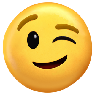 😉 Cara Guiñando El Ojo Emoji on Twitter Emoji Stickers 13.1