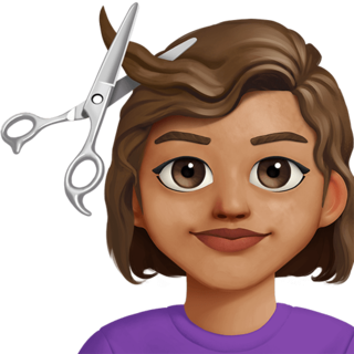 💇🏽‍♀️ Woman Getting Haircut: Medium Skin Tone Emoji on Twitter Emoji ...