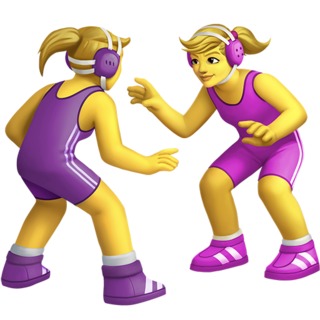 🤼‍♀️ Mulheres Lutando Emoji on Twitter Emoji Stickers 13.1