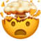 🤯 Shocked Face with Exploding Head Emoji