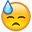 😓 Face with Cold Sweat Emoji