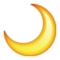 🌙 Crescent Moon Emoji